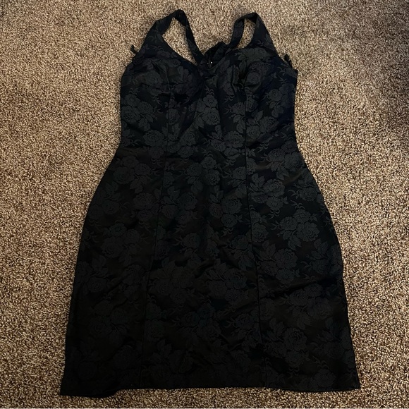 Vintage | Dresses | Vintage Goth Paisley Sheath Dress | Poshmark